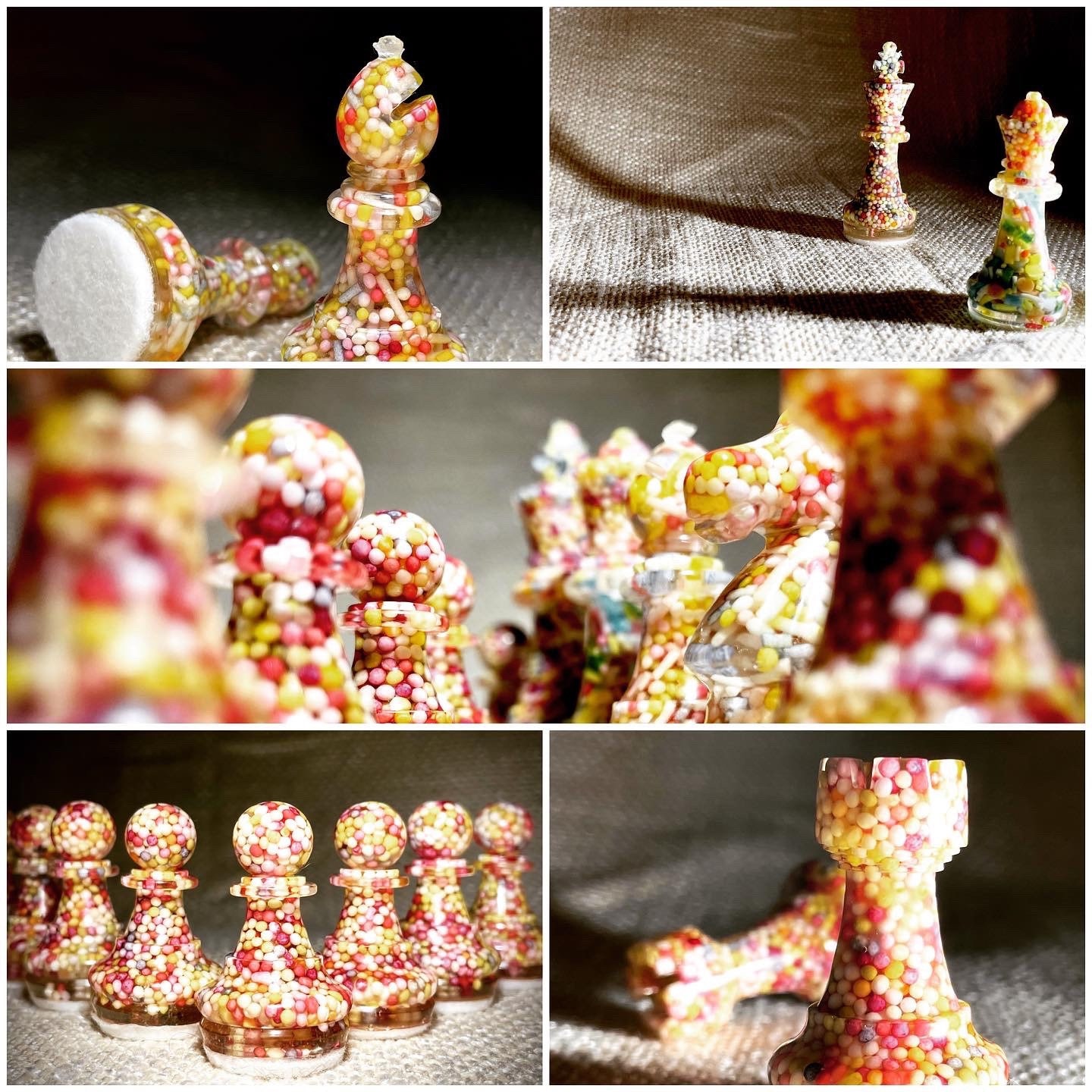 Sugar Vs Spice Chess Set. Nemesis Chess. Candy Vs Chilli. Artisan Chess ...