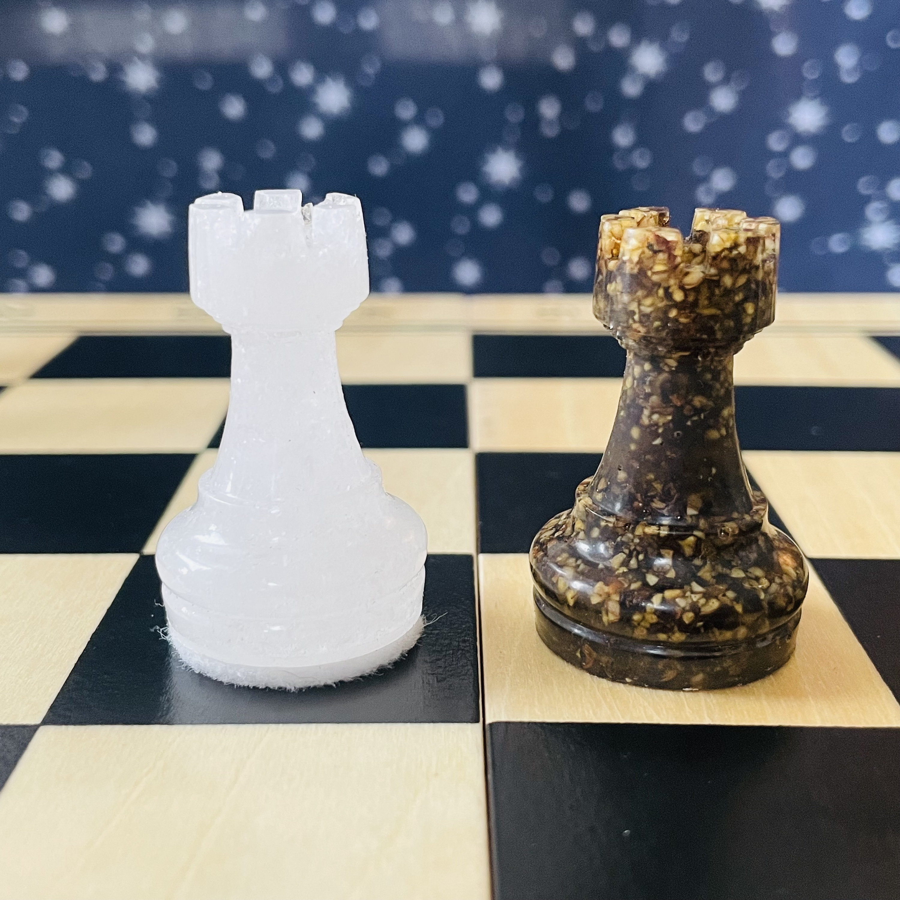 Salt Vs Pepper Chess Set. Nemesis Chess. Unique Creation. Artisan Chess ...