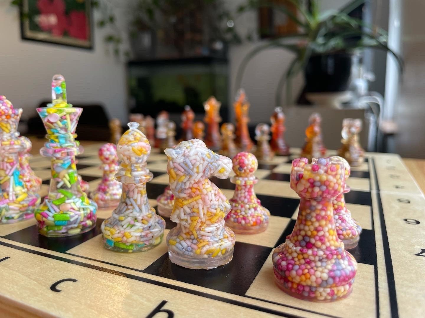 Sugar Vs Spice Chess Set. Nemesis Chess. Candy Vs Chilli. Artisan Chess ...