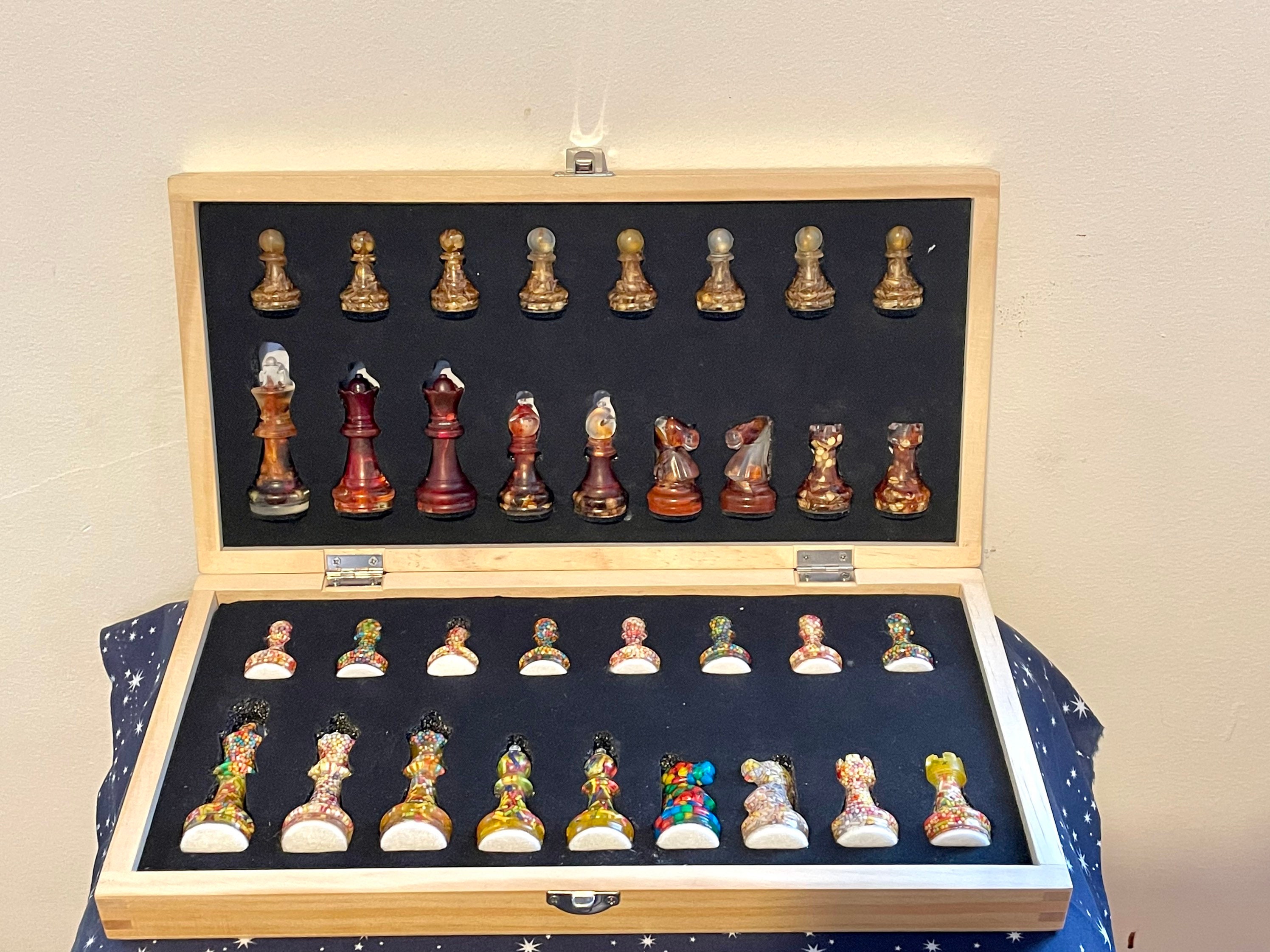 Sugar Vs Spice Chess Set. Nemesis Chess. Candy Vs Chilli. Artisan Chess ...