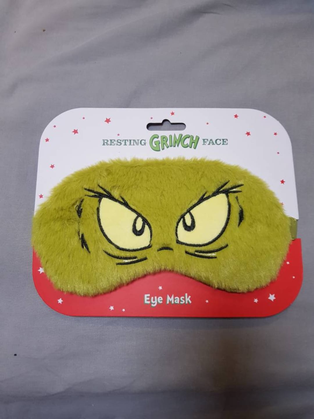Dr Seuss the Grinch Sleep Mask - Etsy