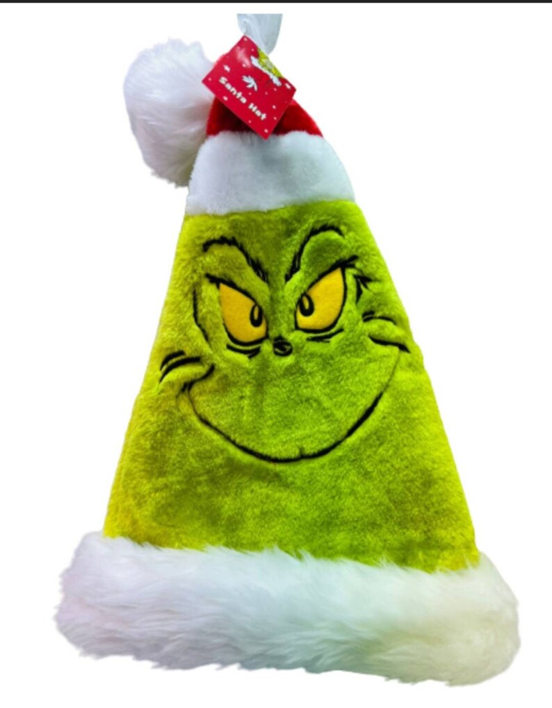 Dr Seuss the Grinch Merry Grinchmas Novelty Christmas Hat - Etsy