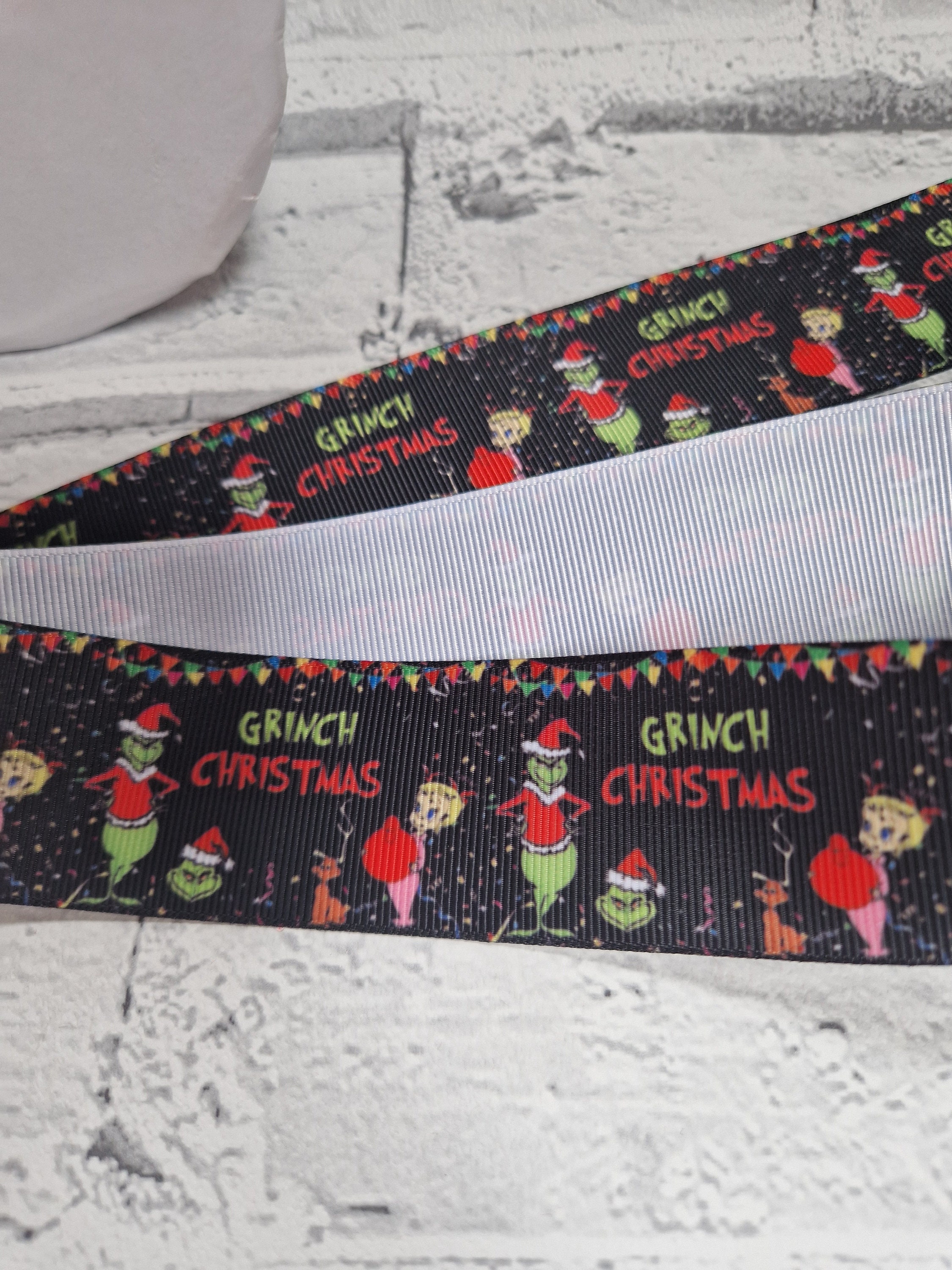 Dr Seuss the Grinch Christmas Ribbon 1.5 Inches Wide - Etsy UK