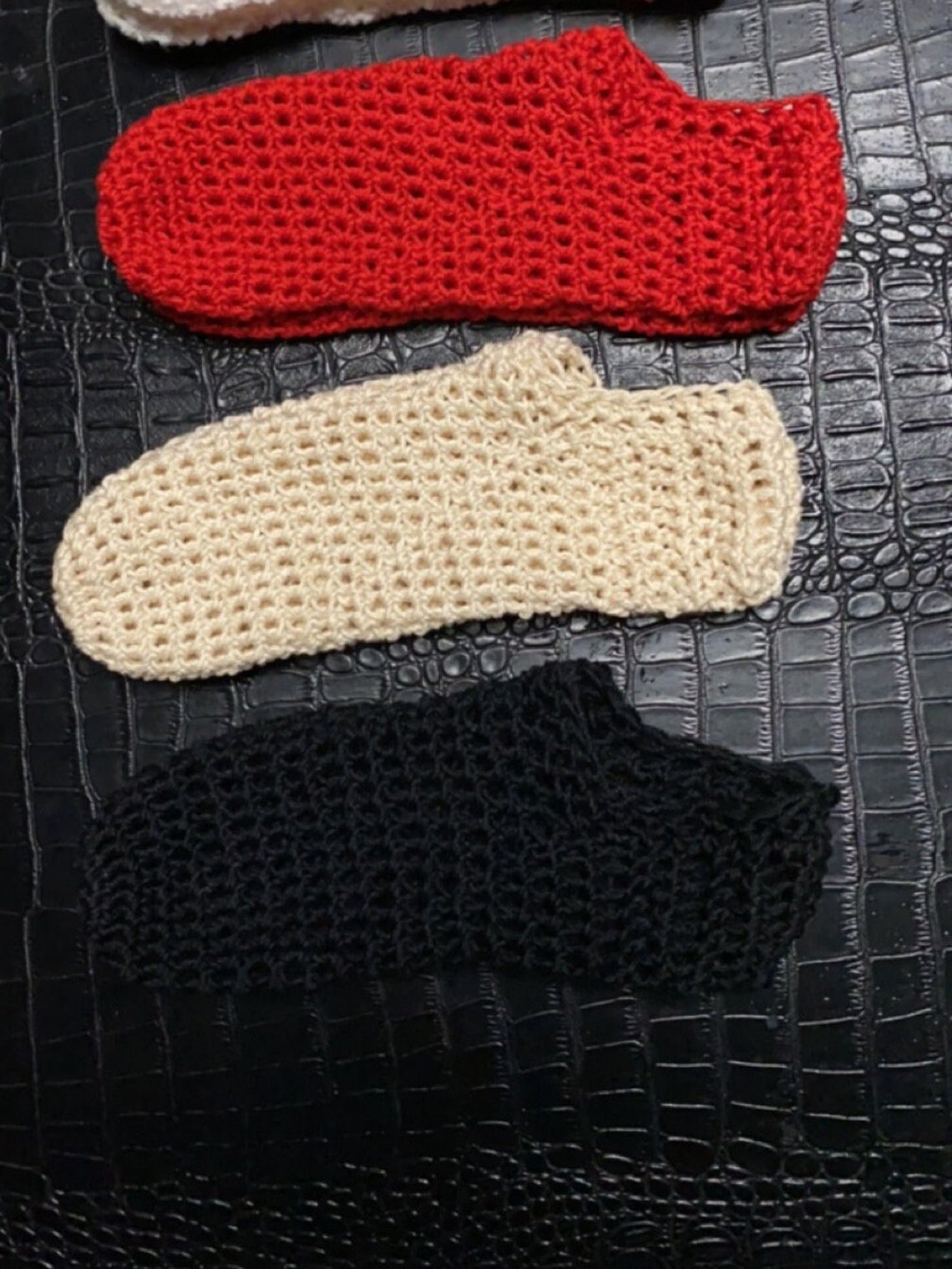 Crochet Footie Socks - Etsy