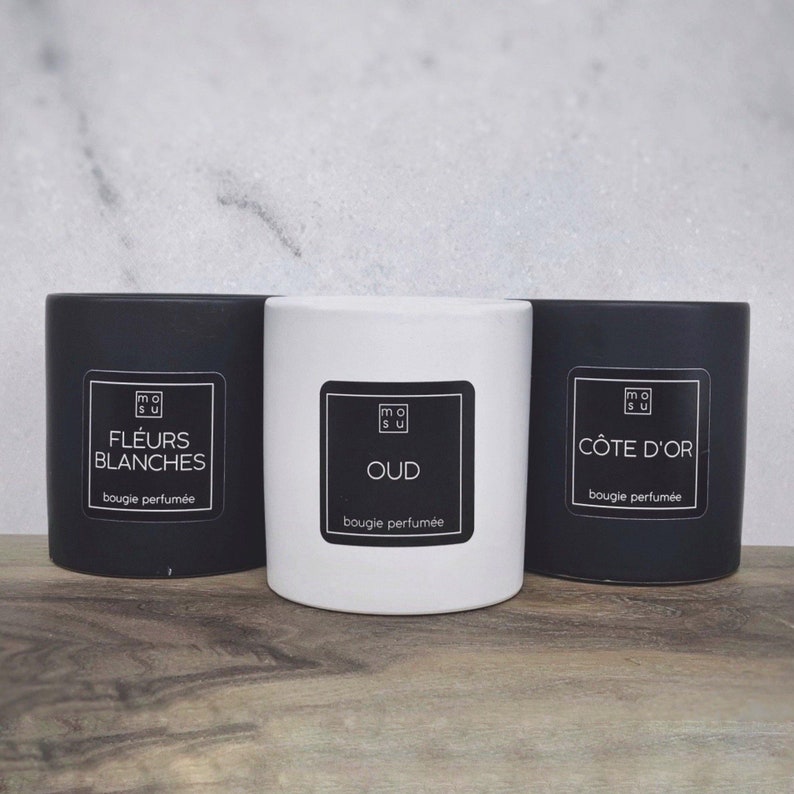 Gardenia & Tuberose Soy Candle, FLÉURS BLANCHES, Floral Candle, Luxury ...