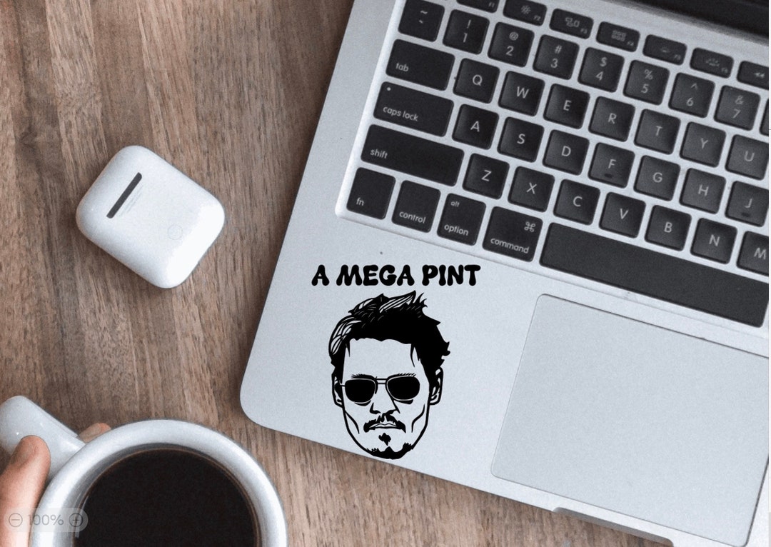 A Mega Pint Decal, Johnny Depp Decal, Justice for Johnny - Etsy