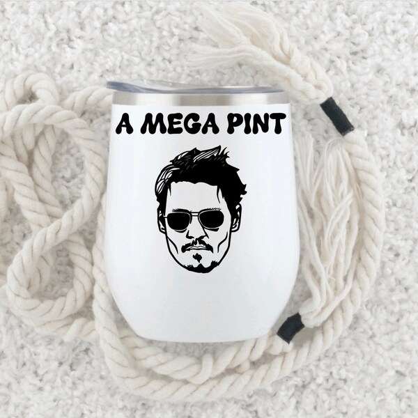 Mega Pint Johnny Depp Tumbler - Etsy