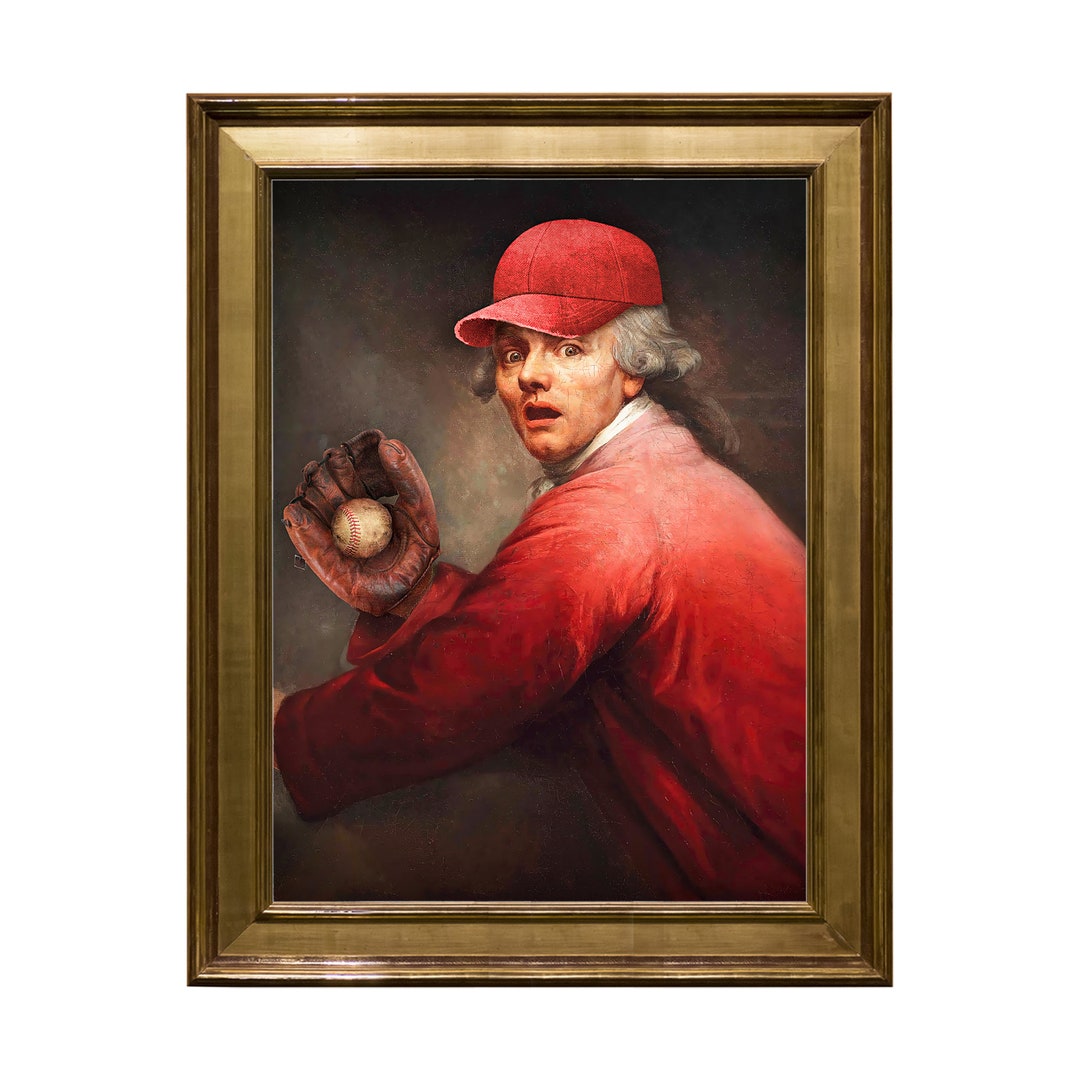 Digital Download Art, Baseball Sports, Gallery Wall Art, Funny Altered ...