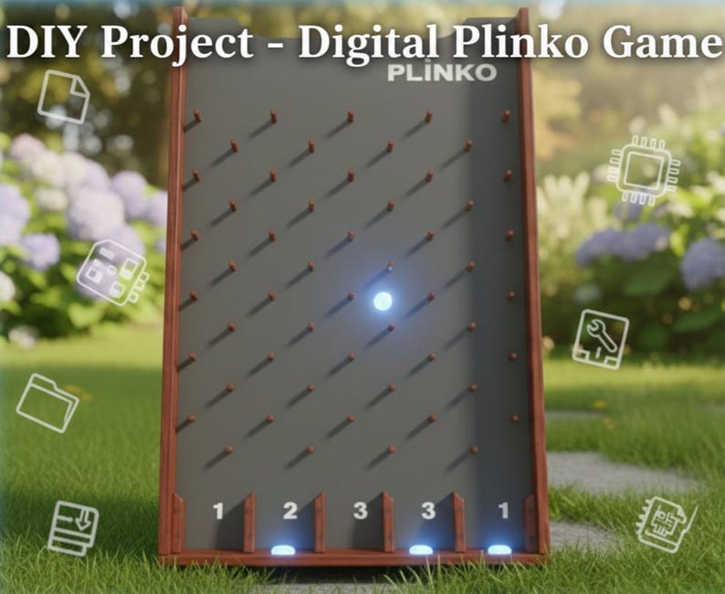 DIY Plinko Game Board Plans PDF | Wooden Carnival Game | Digital ...