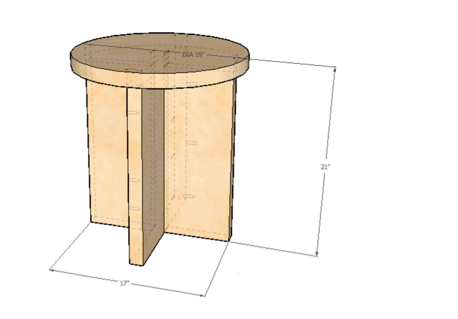 DIY Side Table, Unique Side Table, Woodworking Modern Side Table ...