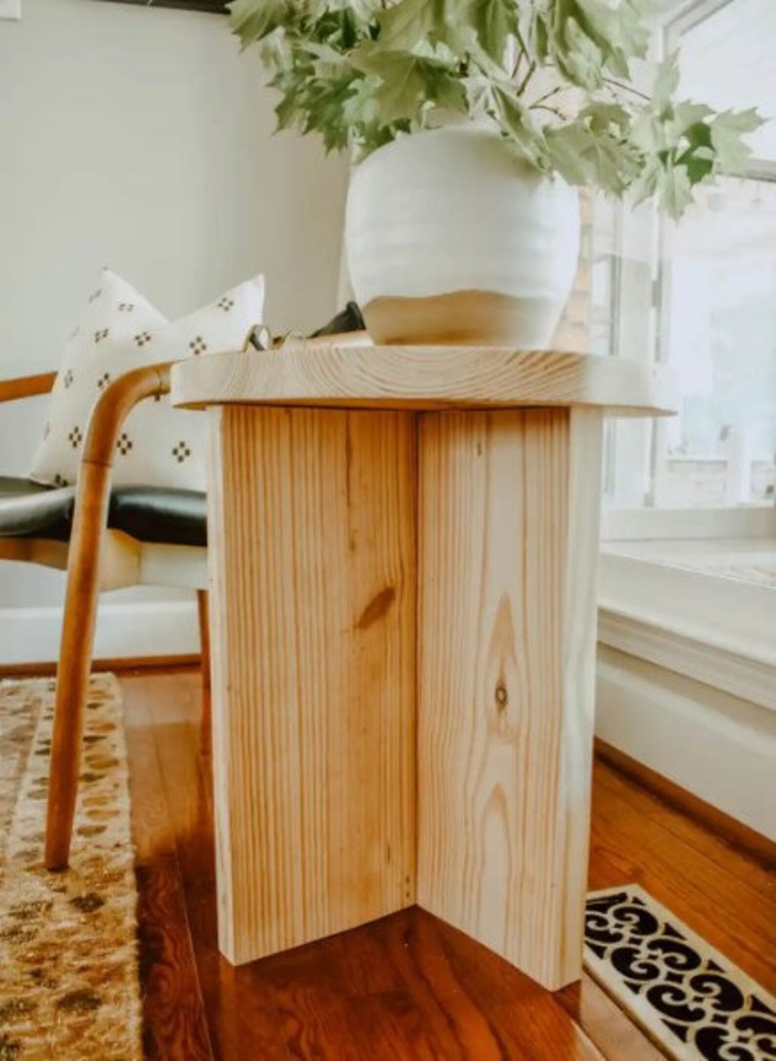 DIY Side Table, Unique Side Table, Woodworking Modern Side Table ...