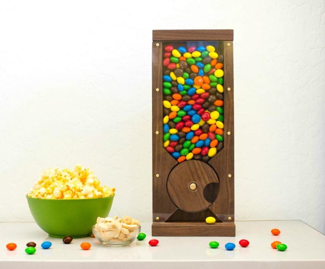 DIY Candy Dispenser, Desktop Candy Dispenser, Woodworking Candy ...