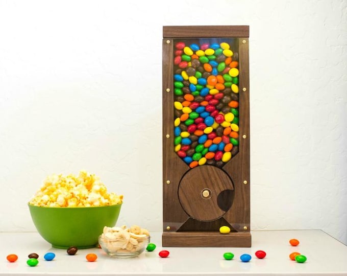DIY Jelly Bean Candy Dispenser Toy Plans Woodworking Lolly Machine ...