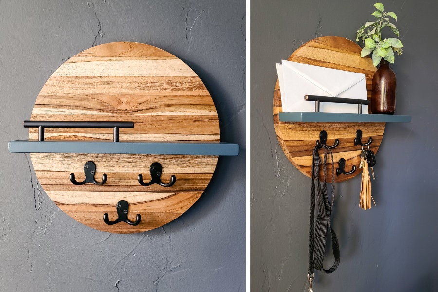 DIY Key Rack, Wall Key Rack, Mounted Mail and Keyrack, Digital PDF ...