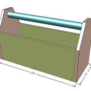 DIY Wooden Tool Box, Tool Box, Woodworking Wooden Tool Box, Digital PDF ...