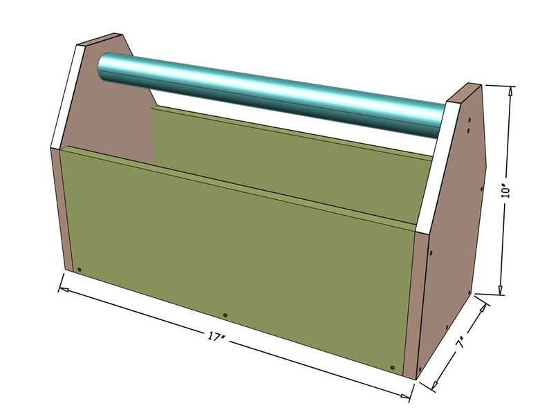 DIY Wooden Tool Box, Tool Box, Woodworking Wooden Tool Box, Digital PDF ...