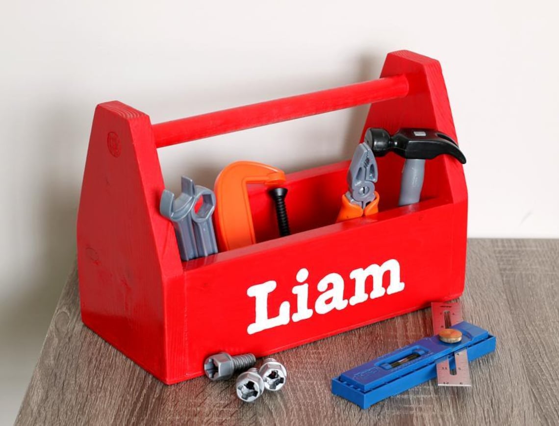 DIY Wooden Kids Tool Box, Kids Tool Box, Tool Bag, Digital PDF Plans ...