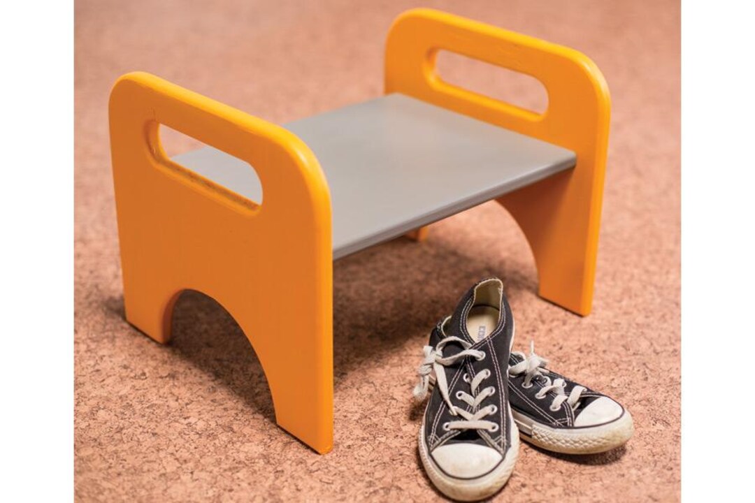 Kids Step Stool Metric, Modern Kids Step Stool, Woodworking Modern Kids ...