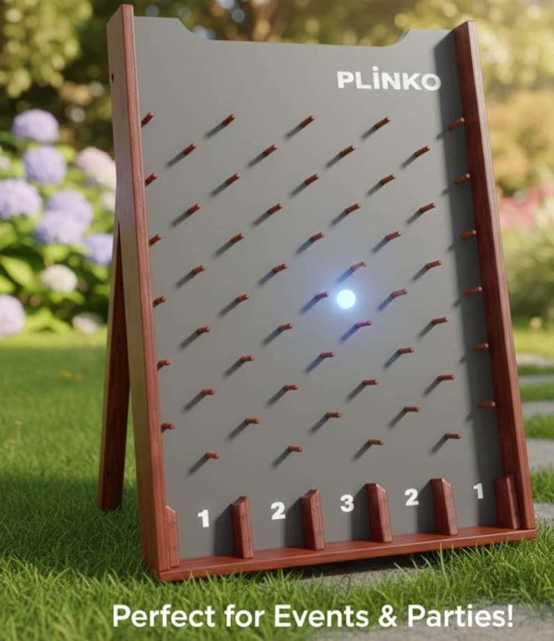 DIY Plinko Game Board Plans PDF | Wooden Carnival Game | Digital ...