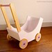 DIY Wood Doll Pram or Stroller, Wood Stroller, Woodworking Wood Doll ...