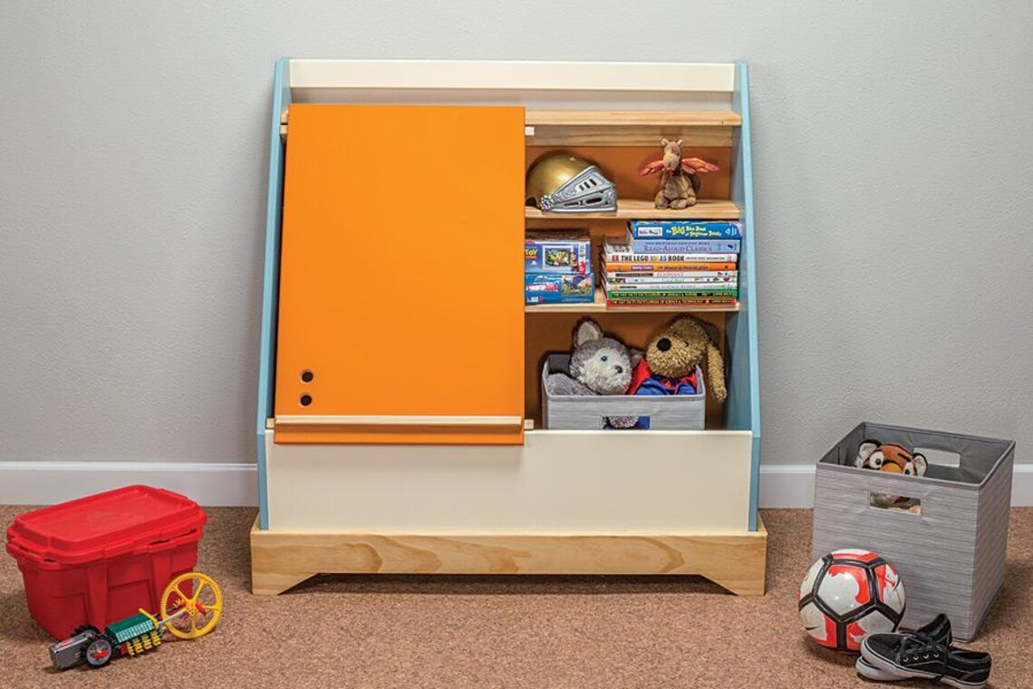 DIY Kids Toy Box With Easel, DIY Toy Box With Easel, Kids Toy Box ...