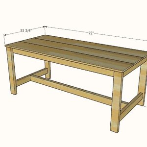 DIY Farmhouse Table, Farm Table, Outdoor Table, Outdoor Table Plans ...