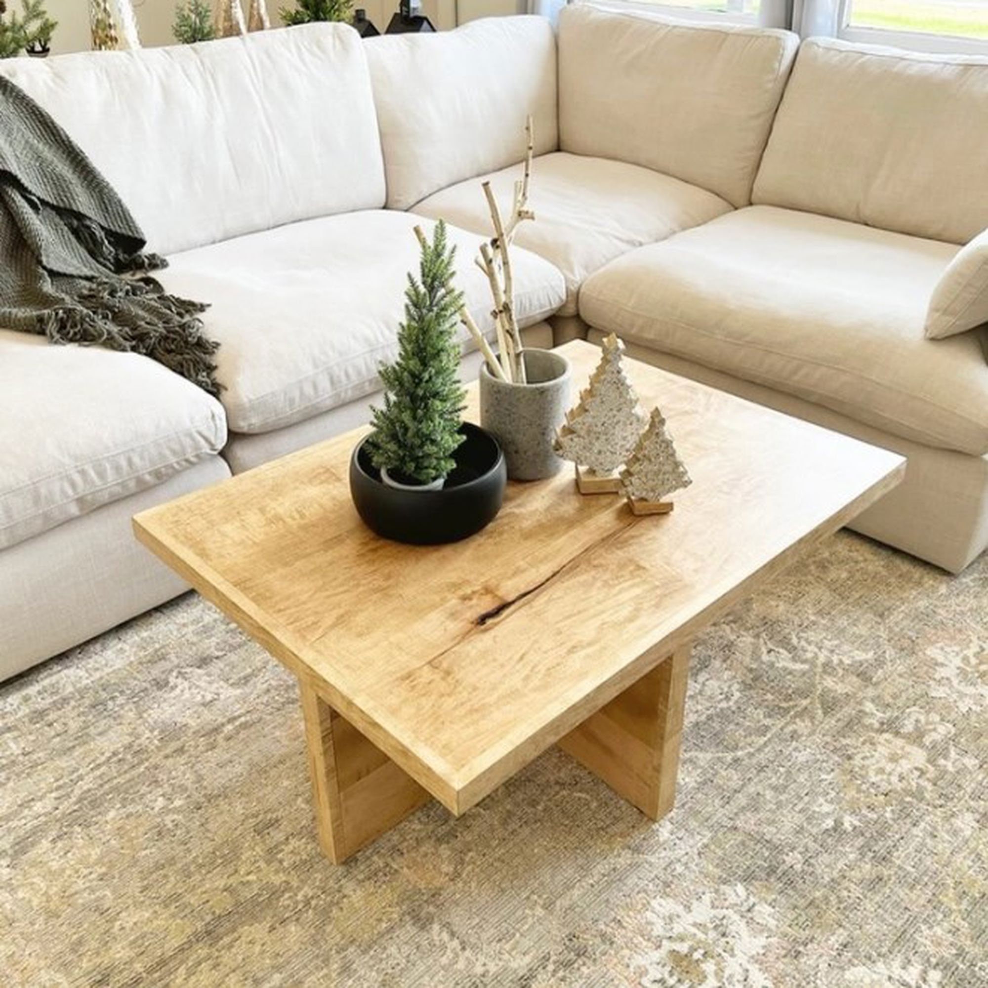 DIY Coffee Table Build Plans, Farmhouse Coffee Table Plans, Woodworking ...