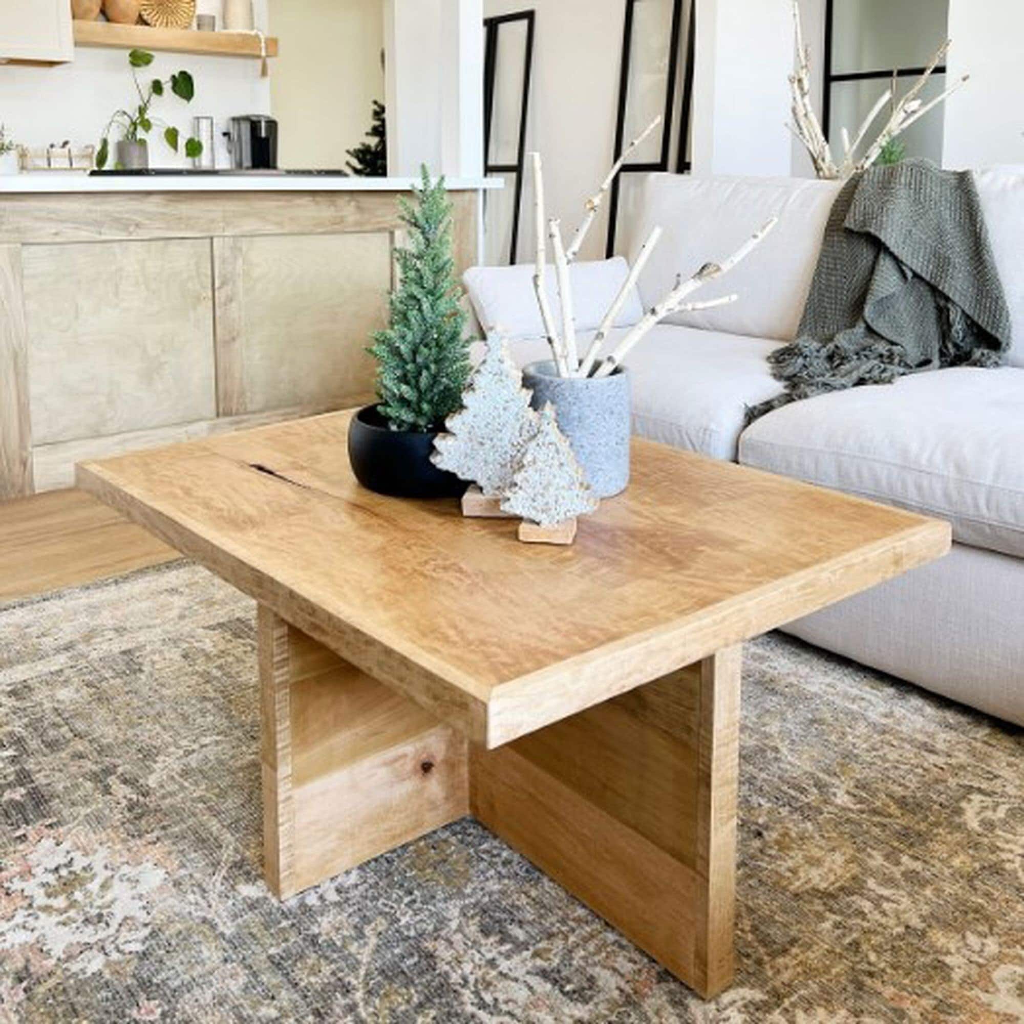 DIY Coffee Table Build Plans, Farmhouse Coffee Table Plans, Woodworking ...