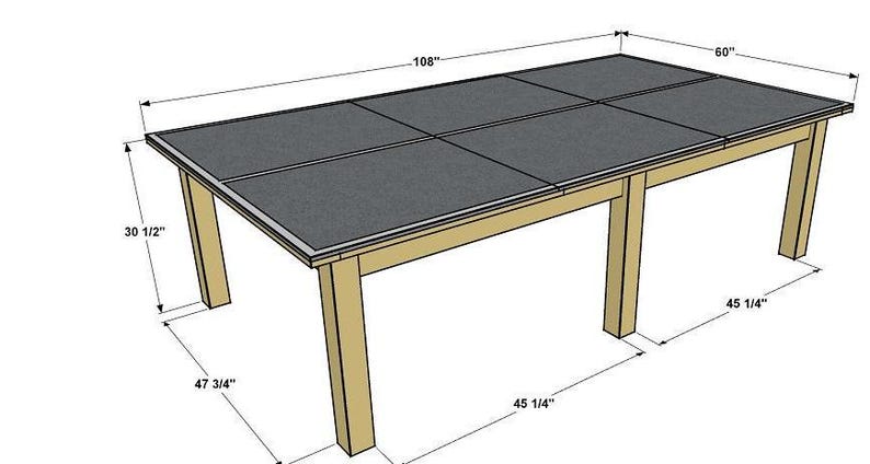 DIY Outdoor Ping Pong Table, Outdoor Ping Pong Table, Woodworking ...