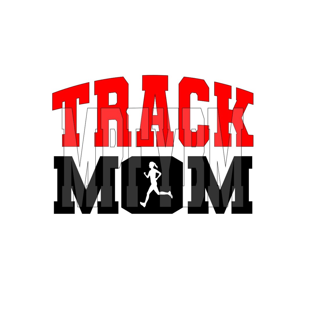 Track Mom Female Runner Digital Download SVG PDF PNG Will Make a Cute ...