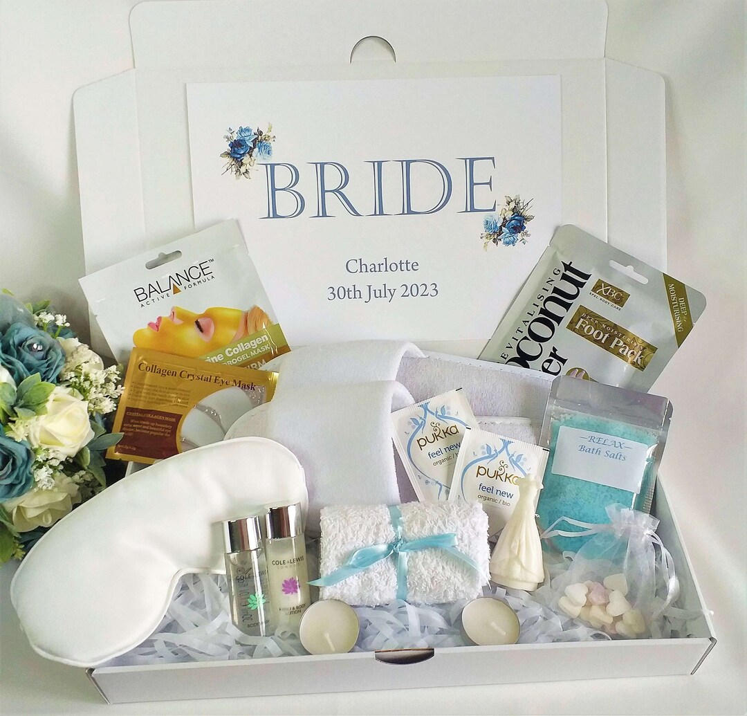Luxury Bride to Be Spa Gift Box. Personalised Pre Wedding Gift. - Etsy UK