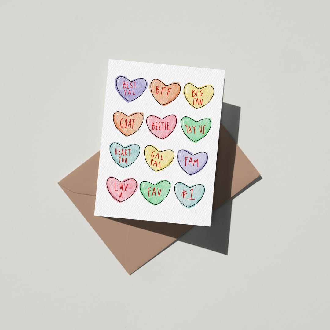 Bestie Candy Hearts-any-as Is - Etsy