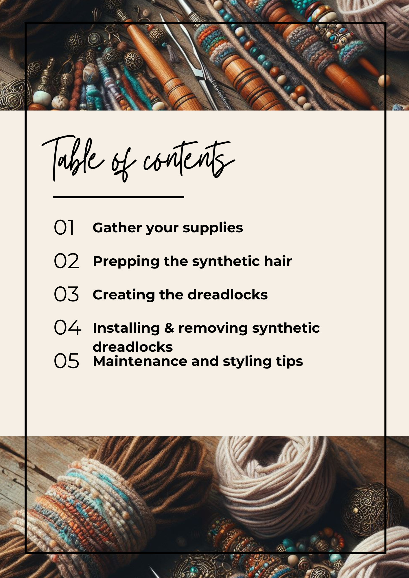 Learn to Make Synthetic Dreadlocks Ebook, Dreadlock Digital Download ...