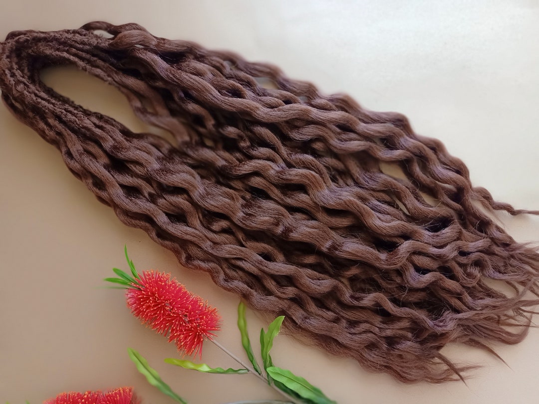 Wavy Dreads, Dreadlock Extensions, Dreads, Curly Dreads , Synthetic ...