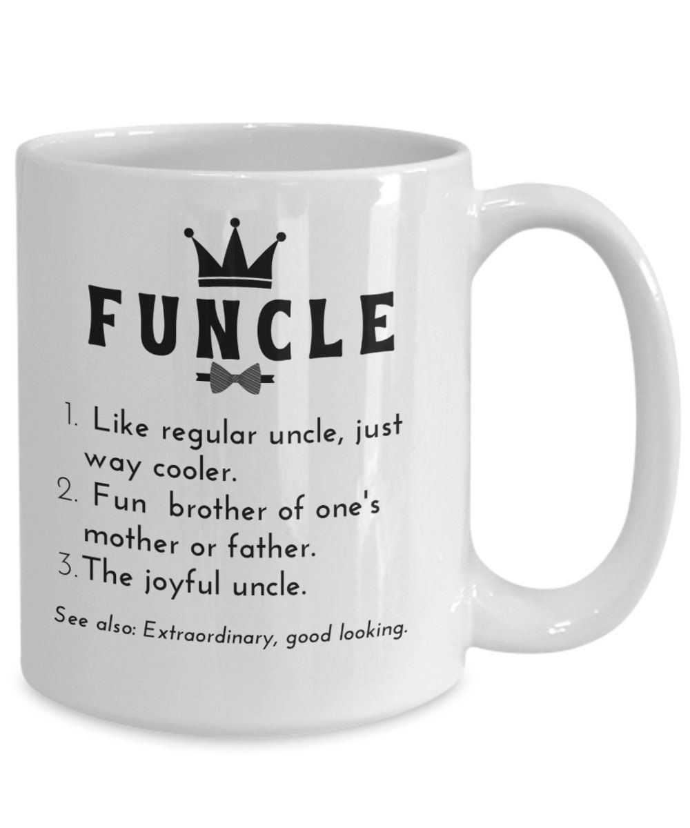 Funcle Mug Fun Uncle Coffee Mug Fun Brother Cup Funny - Etsy