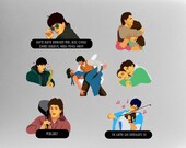 Bollywood Sticker Pack Shahrukh Khan Stickers Funny | Etsy