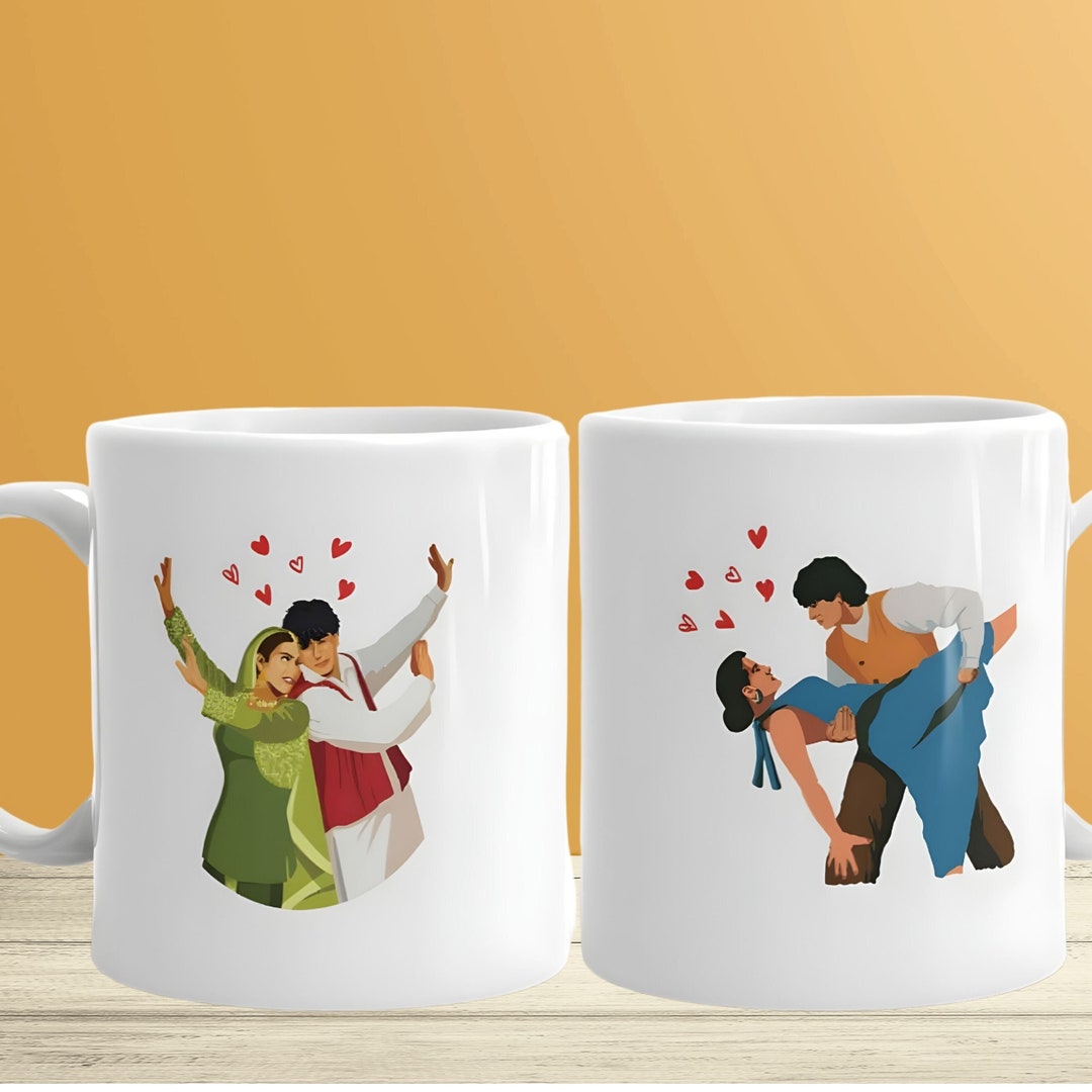 DDLJ Shahrukh Khan Mug: Bollywood Valentine's Gift - Etsy