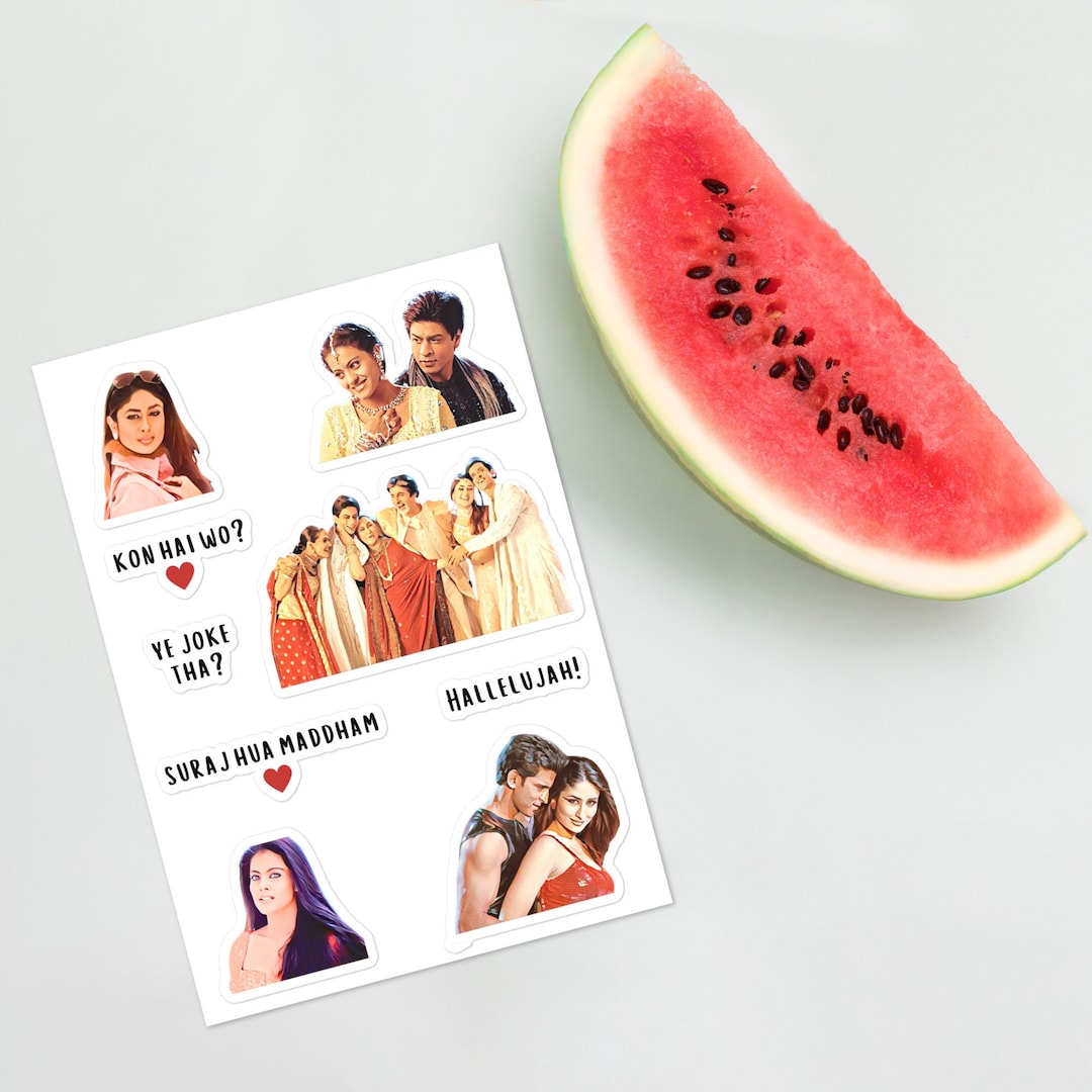 Bollywood Sticker Pack Desi Planner Sticker Bollywood Desi - Etsy