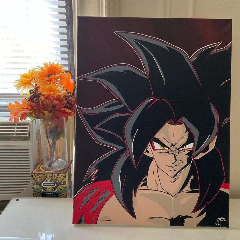 Acrylic Dragon Ball Z Wall Art - Etsy