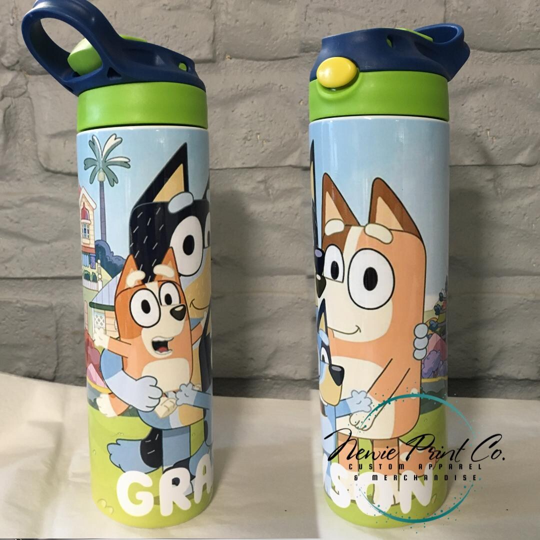 Bluey Insulated Drink Bottles Printed - Etsy Australia