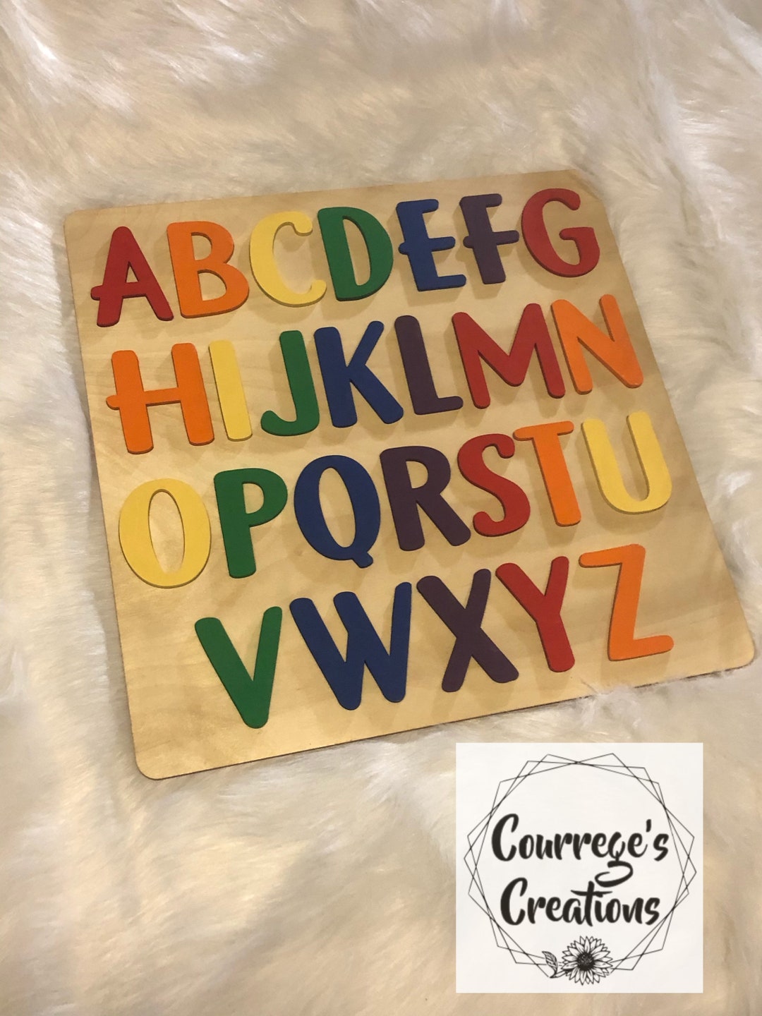 Alphabet Puzzle - Etsy
