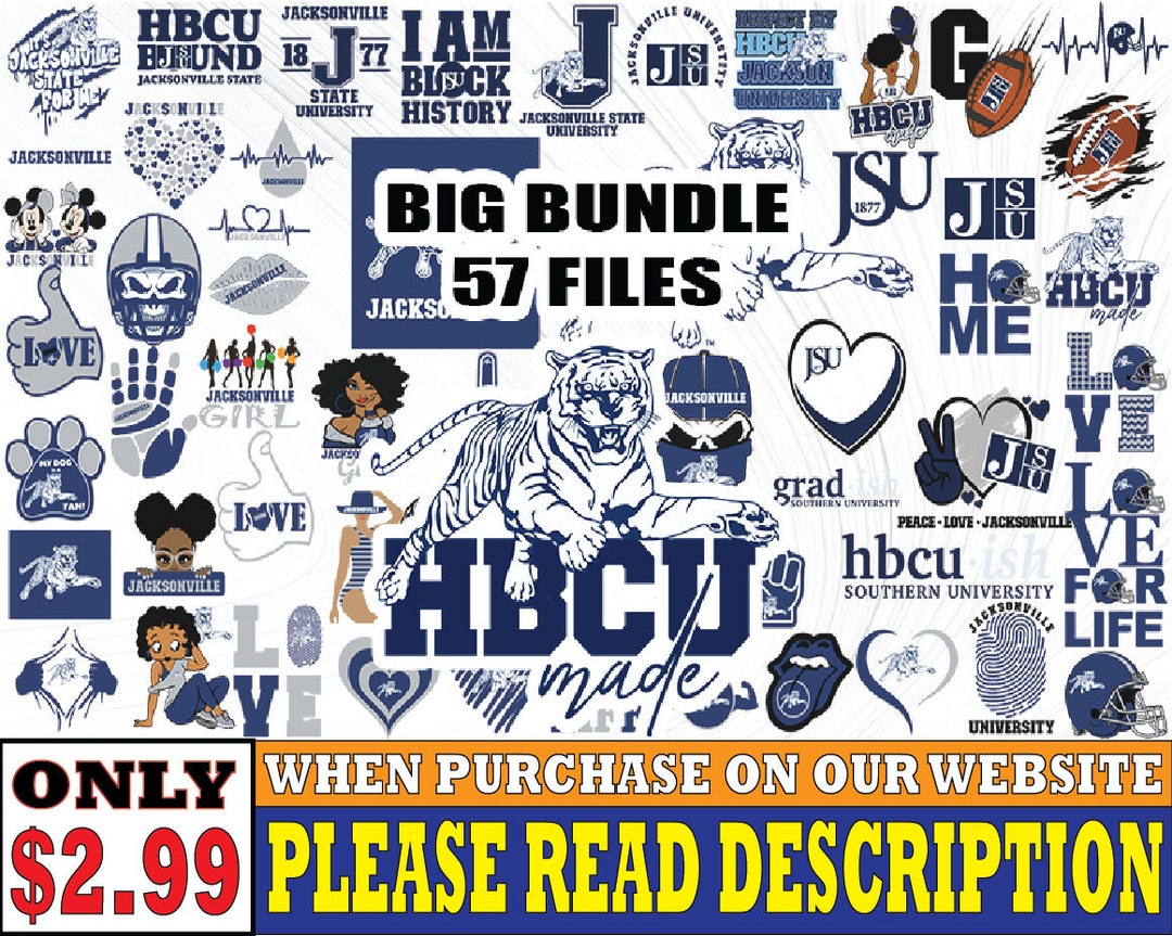 Jackson State Svg HBCU Svg Collections HBCU Svg Football - Etsy