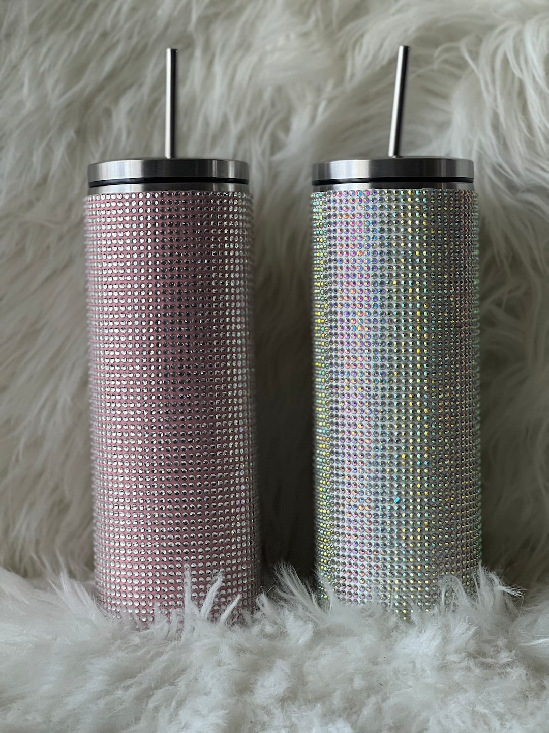 Bling Bling, Rhinestone Tumbler Dazzling Refillable Reusable 20oz ...