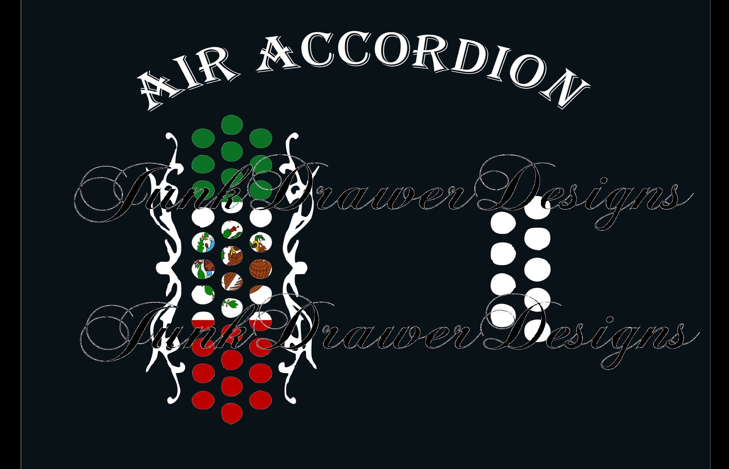 Air Accordion Design for T-shirt Two Design Files for Sublimation or ...