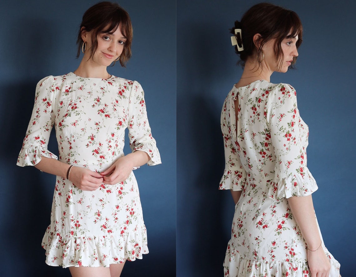 Mini Ruffle Dress Sewing Pattern Instant PDF Download - Etsy