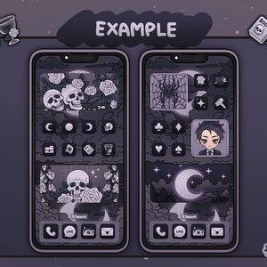 Gothic Man App Icon Set | Ios App Icons, Cute Kawaii Wallpapers and ...