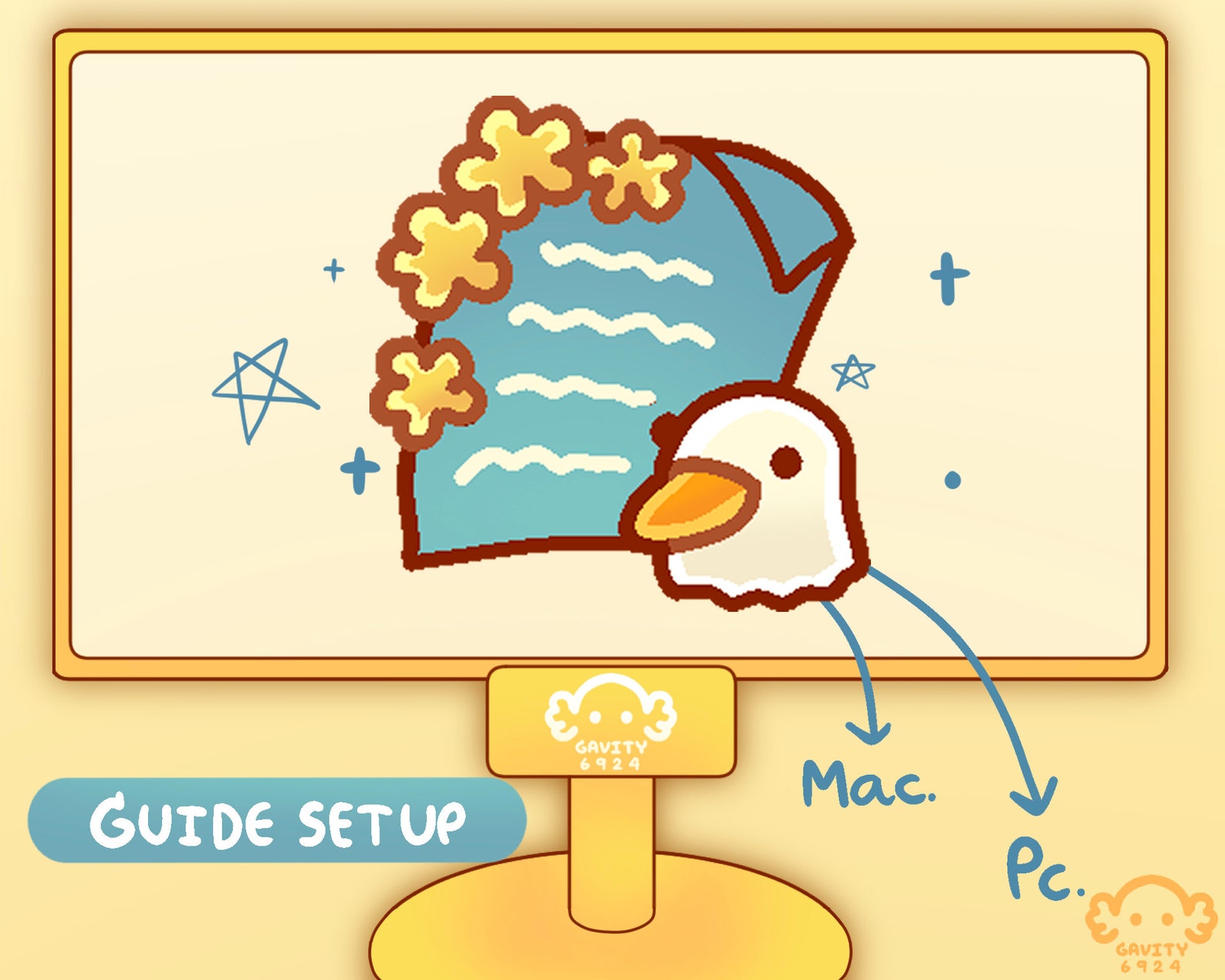 Desktop Theme Background Windows and Mac Duck and Daisy Wallpaper ...