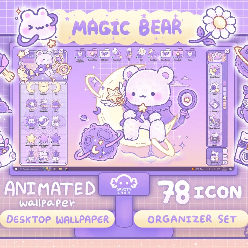 Windows 11 Theme Cute - Etsy