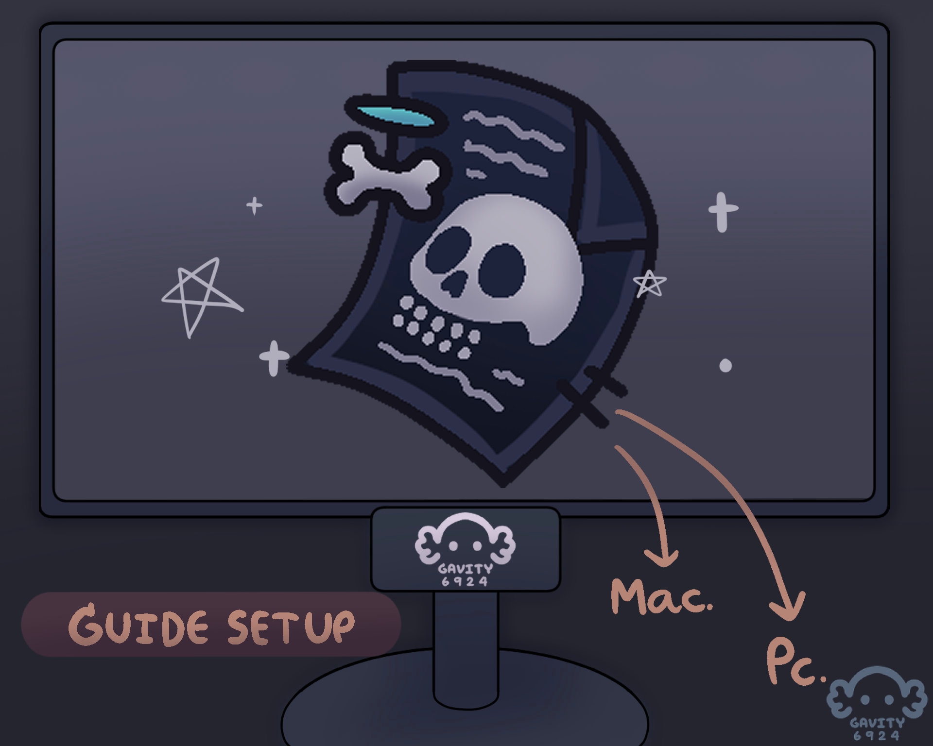 Windows/mac Grim Reaper Desktop Wallpaper Organizer Set – Dark Gothic ...