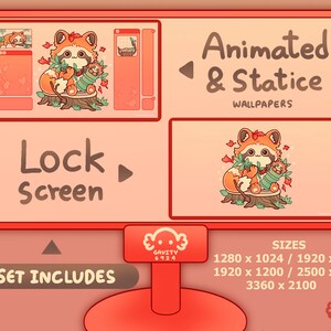 Windows and Mac | Red Panda Desktop Theme Background Wallpaper ...